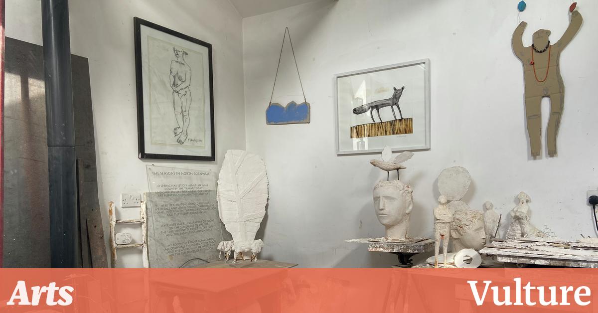 In the artist’s studio with Elaine Pamphilon and Christopher Marvell ...