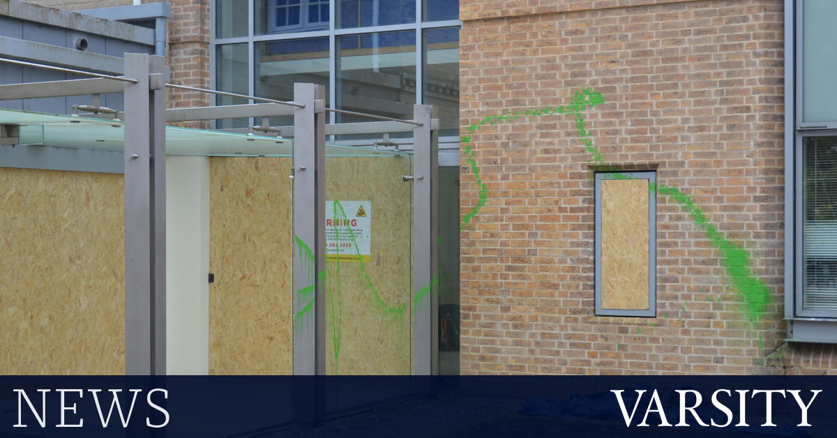 Climate activists smash windows of Cambridge Energy Institute | Varsity