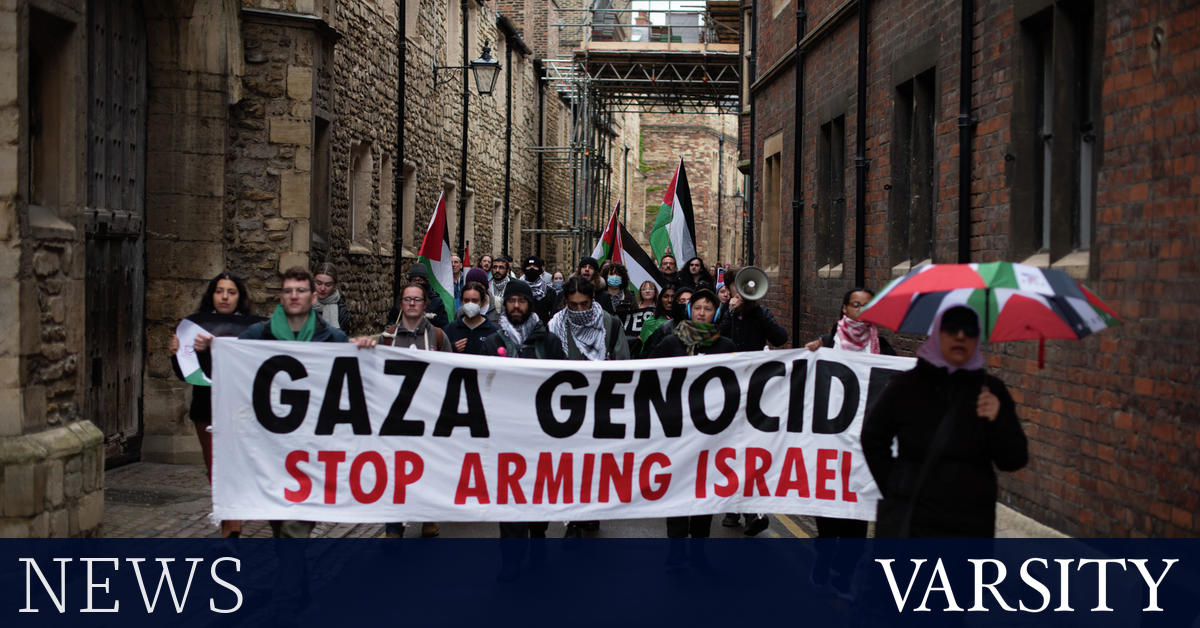 Students protest Trinity open day over Israel ties | Varsity